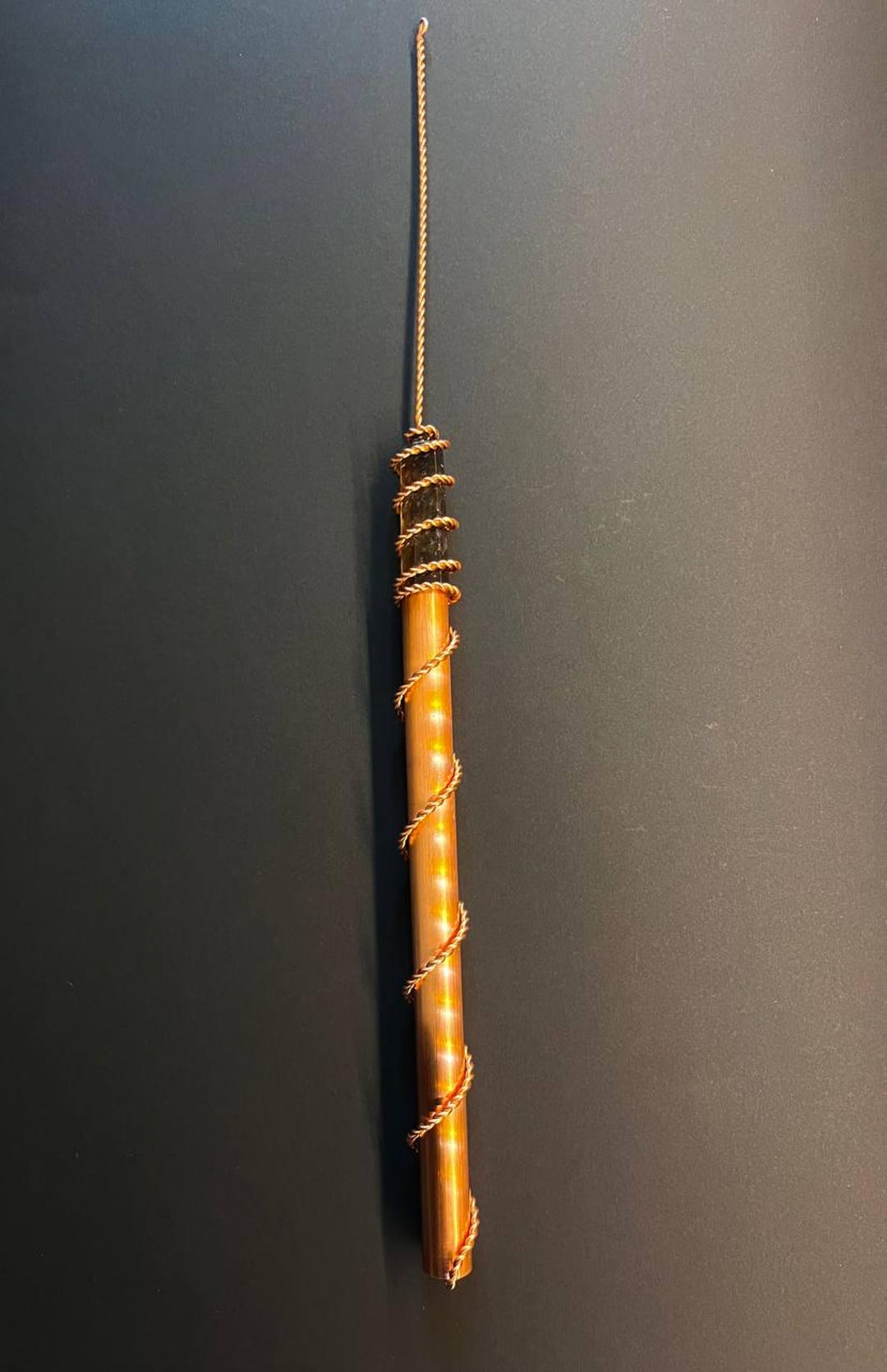Smoky Quartz Electroculture Antenna: Copper Tensor Ring for Plant ...