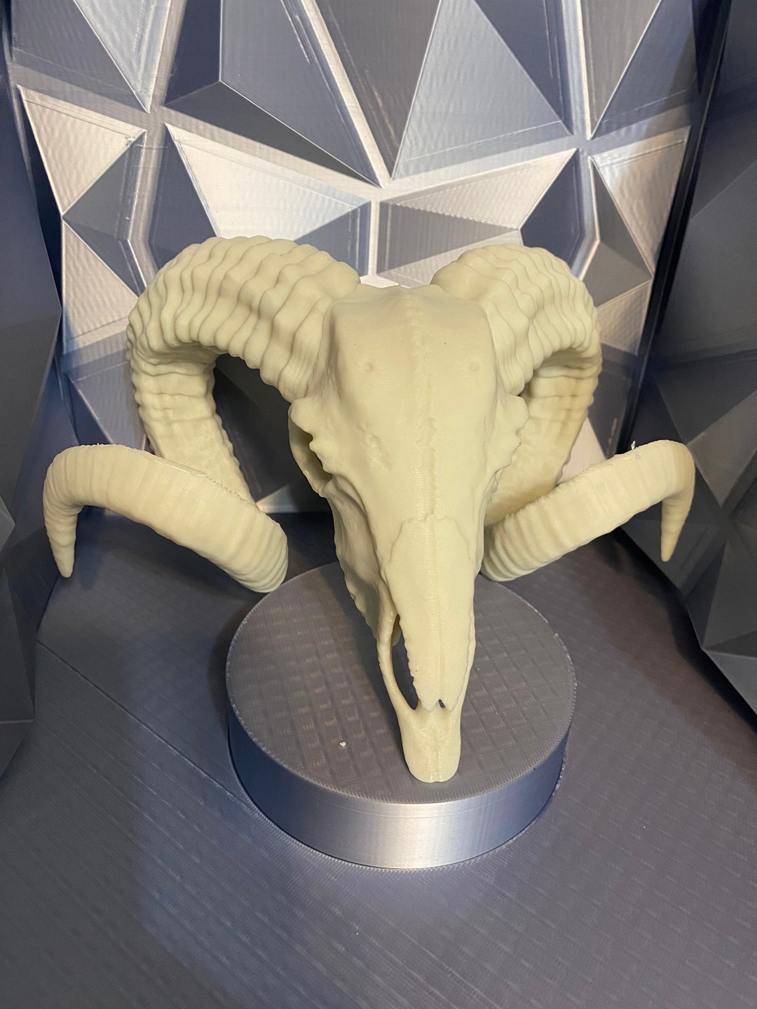 3D Ram Skull - Etsy