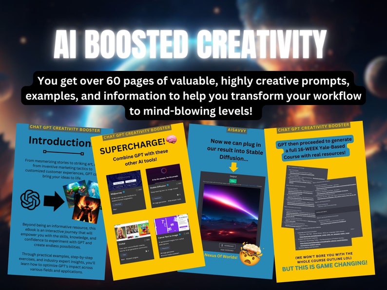 Ultimate Chatgpt Creativity Booster Ebook | Transform Projects W/ AI ...