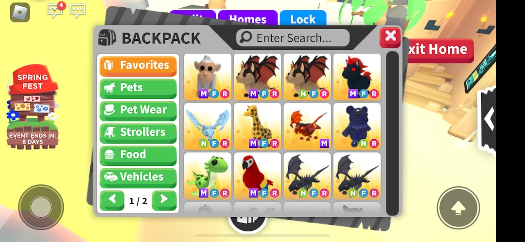 Mega Fly Ride Parrot MFR Adopt Me Pet - Etsy