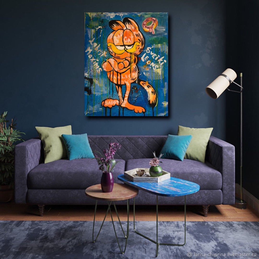 Hello Garfield - Etsy