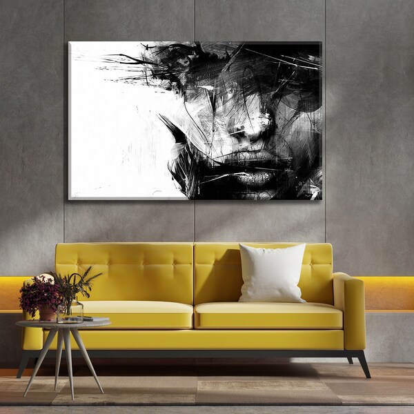 Female Portrait Digital Print - Etsy