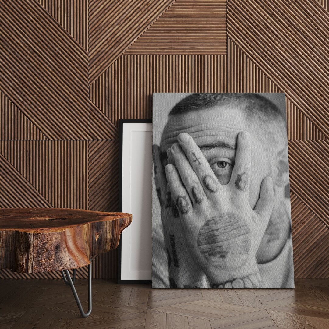 Mac Miller Canvas Wall Art , Malcolm James Mccormick, Mac Miller Photograph Printed Canvas , Mac ...