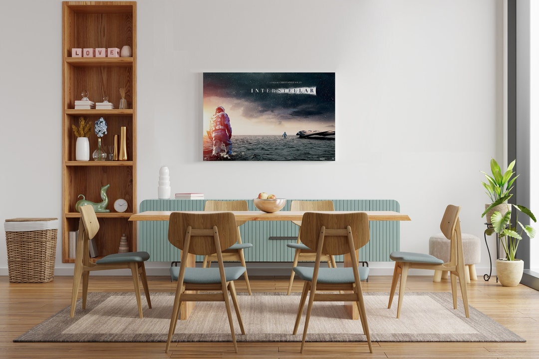 Interstellar Canvas Wall Art, Famous Movie Poster Art, Secrets of the ...