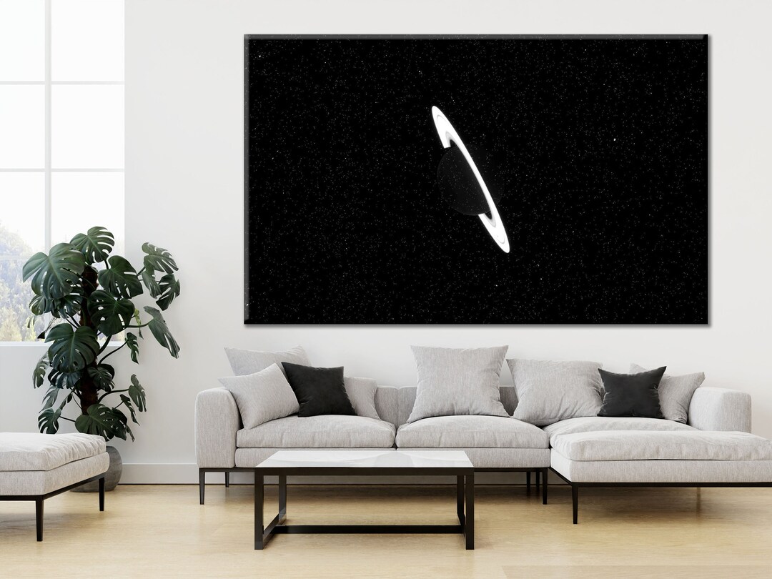 First Saturn Photograph James Webb Space Telescope Canvas Wall Art ...