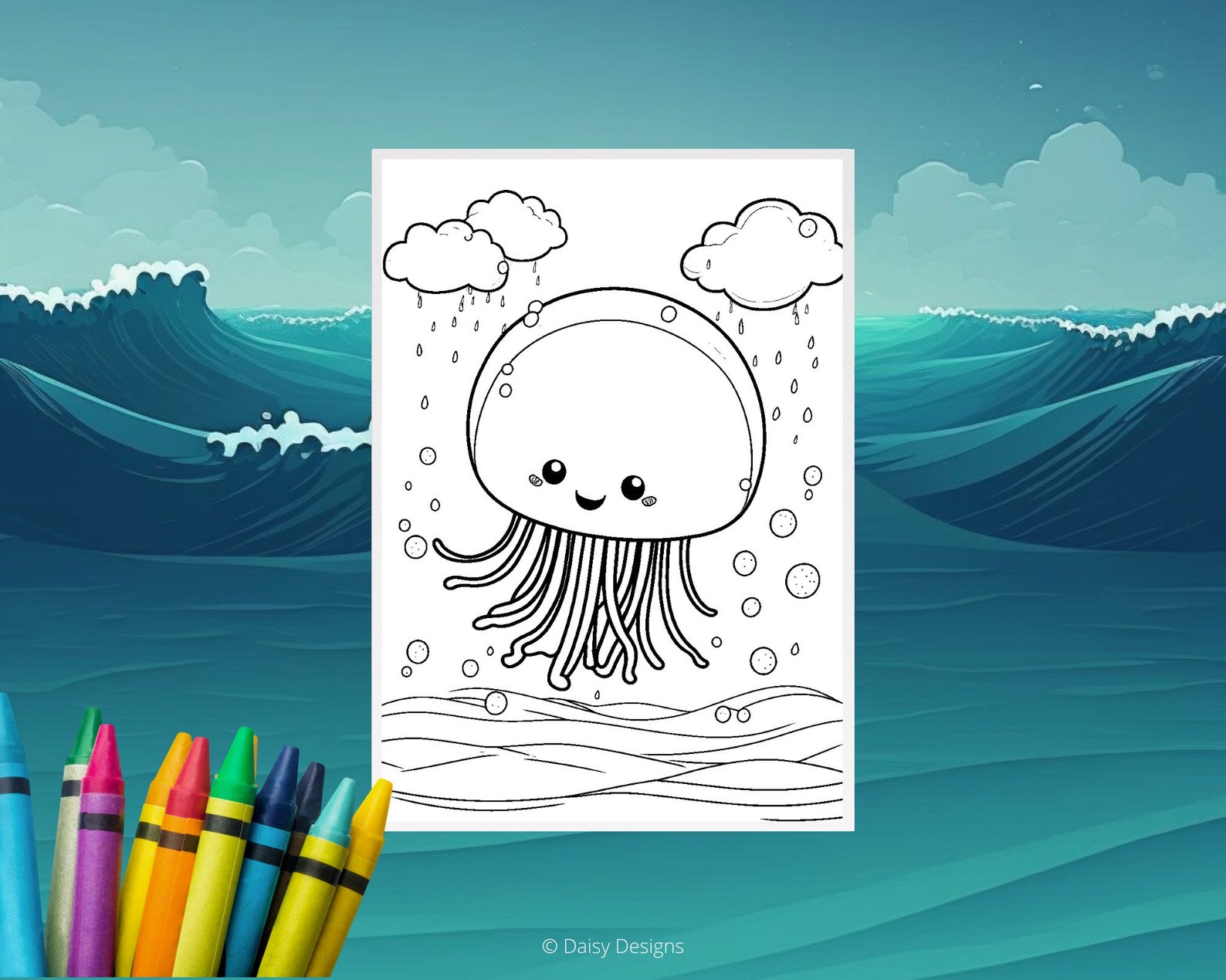 Underwater Wonders: Sea Life Animals Coloring Book for Kids and Adults ...