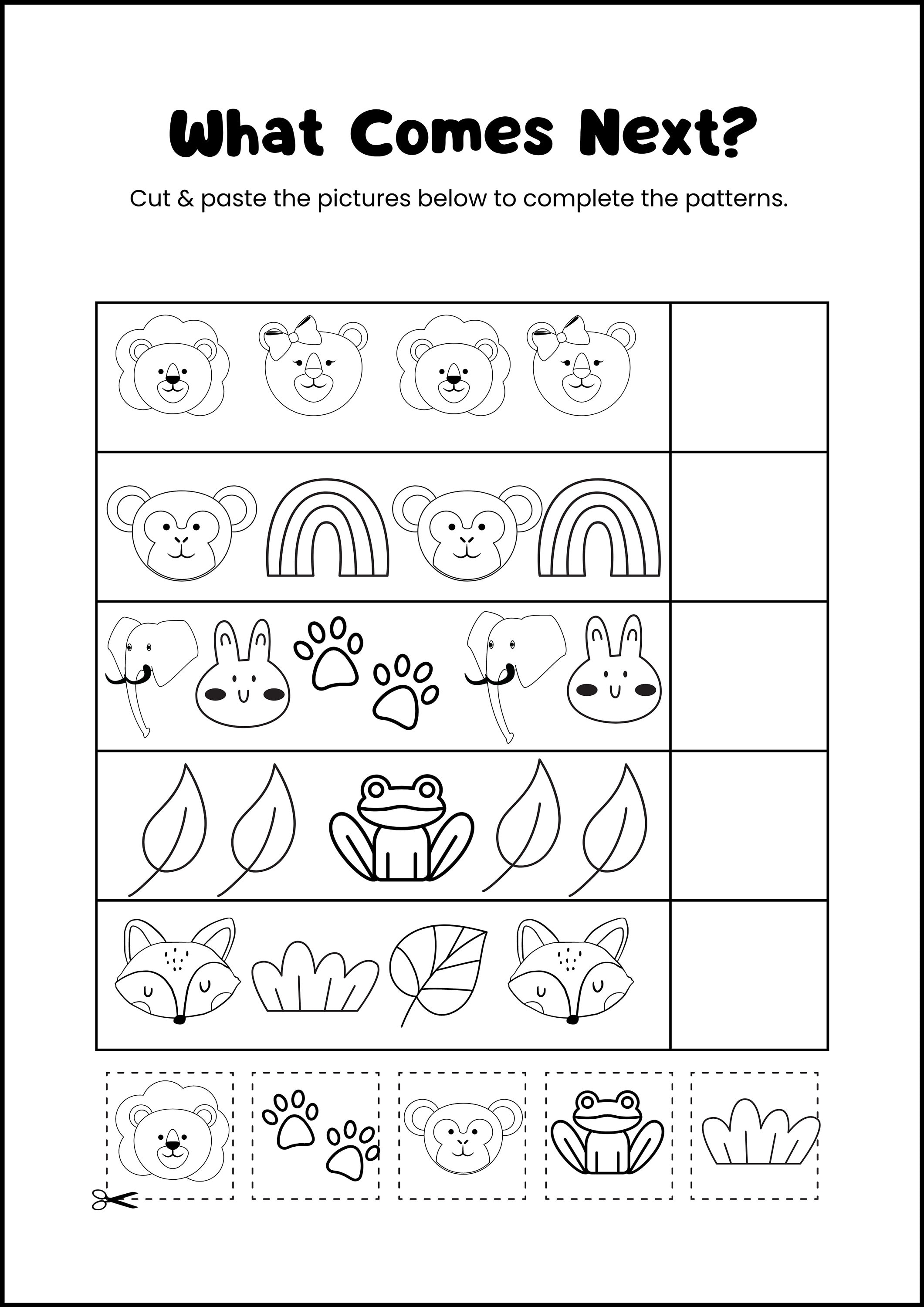 Animal Coloring Pages Printable Activities for Kids Animal Facts ...