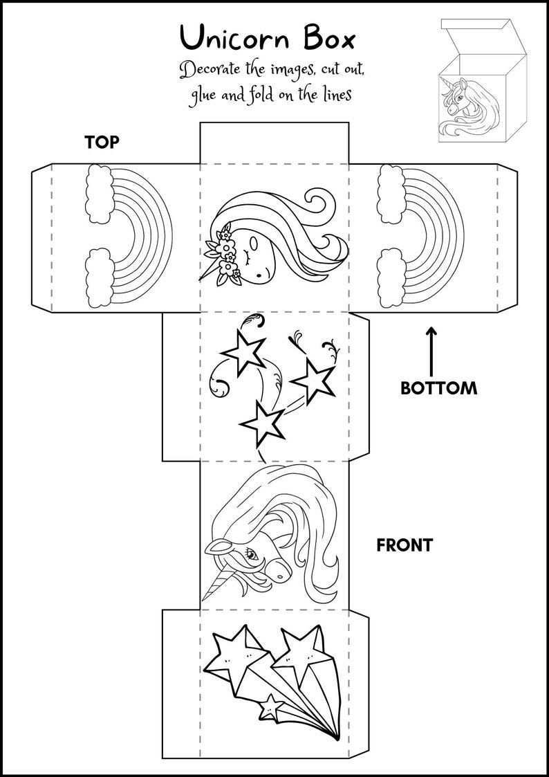 Printable Busy Book Unicorn Birthday Activity Book - Etsy