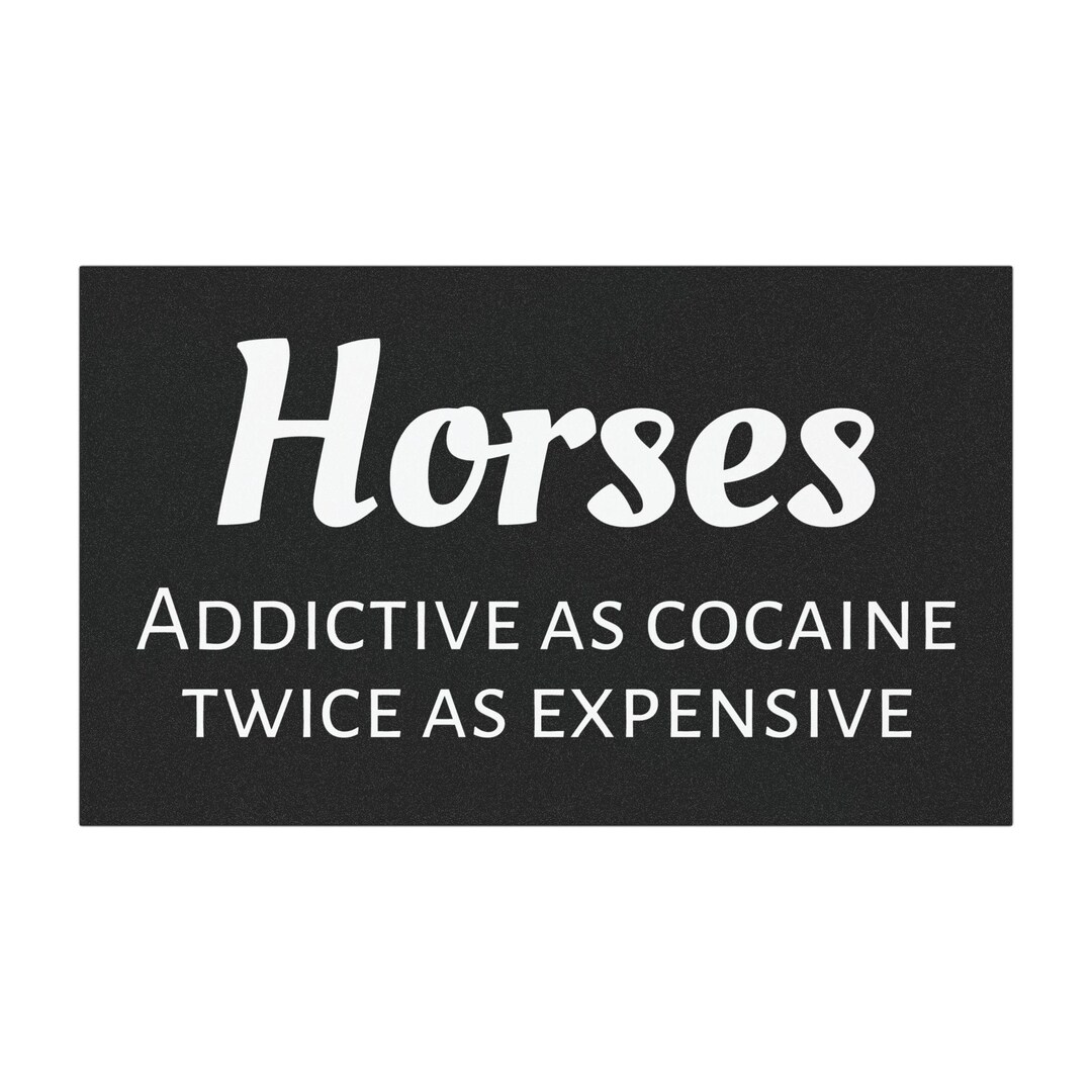 Funny Horse Trailer Magnet horses: Addictive as Cocaine, Twice as ...