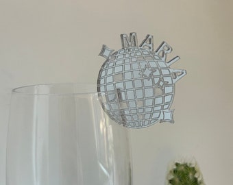 Disco Ball Drink Markers New Year's Eve Drink Tags Event Drink Markers ...