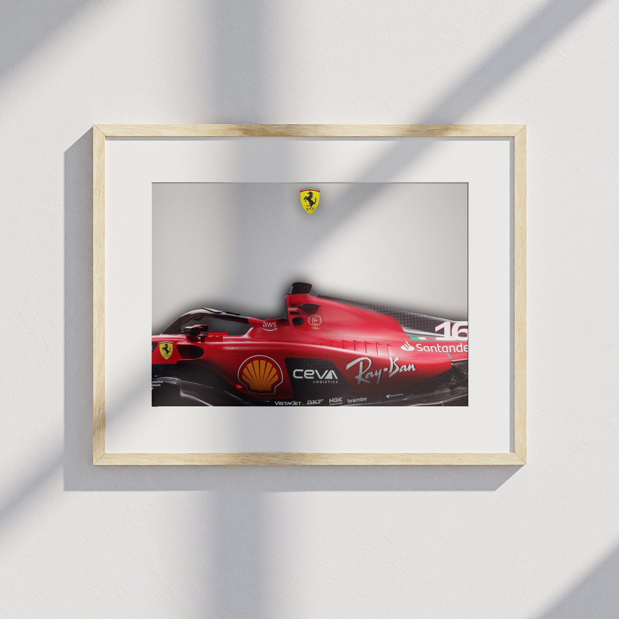 Ferrari F1 Car Poster, Ferrari SF-23 Poster, Ferrari Formula 1 Car ...