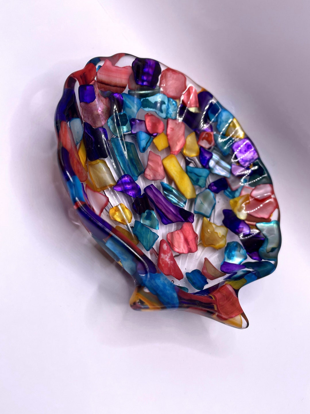 Custom Resin Seashell Tray - Etsy