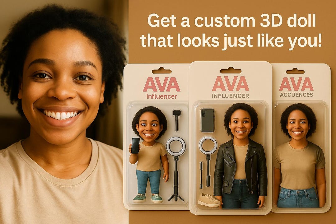 Digital Custom 3D Action Figure PNG , Realistic Digital, 2025 Holiday ...