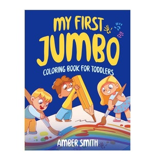 My First Jumbo Coloring Book for Toddlers - Digital Download - Etsy