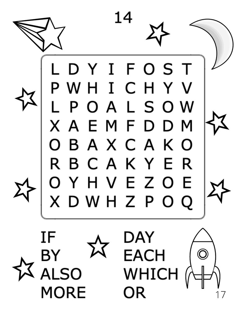 100 Word Search Puzzles for Kids - Digital Download - Etsy