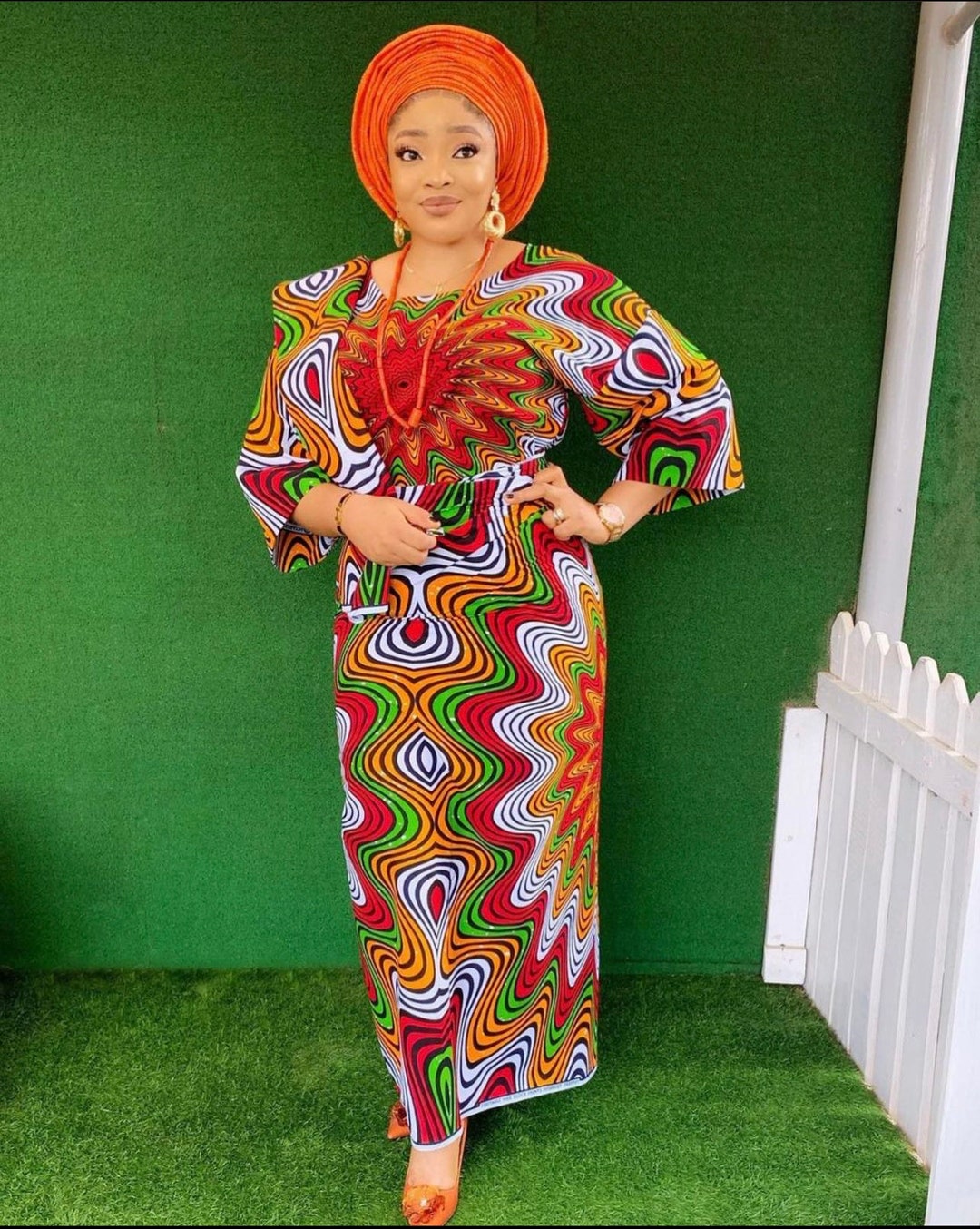 Iro and Buba Ankara Wrapper and Blouse African Women - Etsy