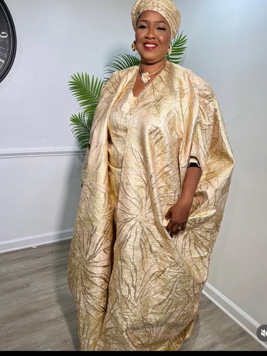 Gold Boubou Brocade , Elegant Boubou Dresses , Boubou Gown for Women ...