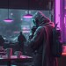 Cyberpunk Night Cafe, Digital Download - Etsy