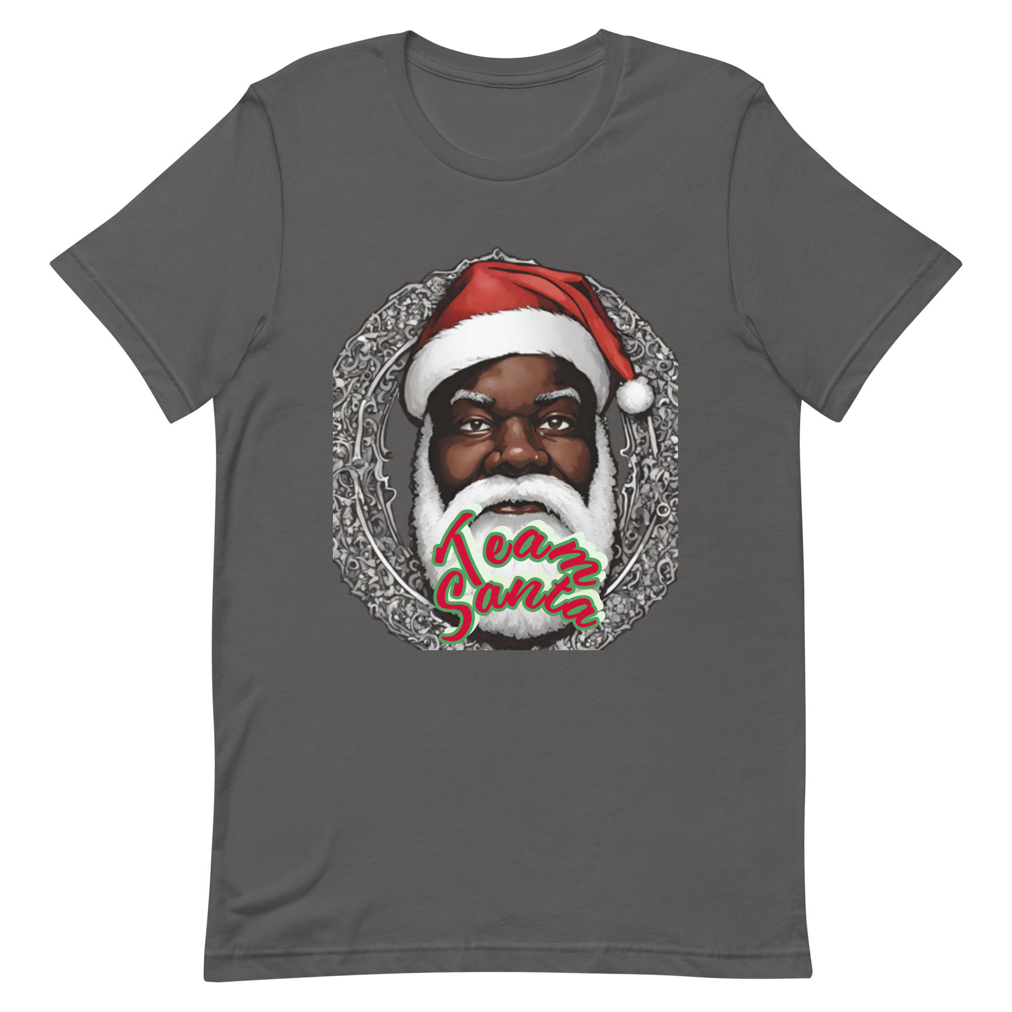 African American Santa Bearded Santa Shirt Santa Tshirt - Etsy