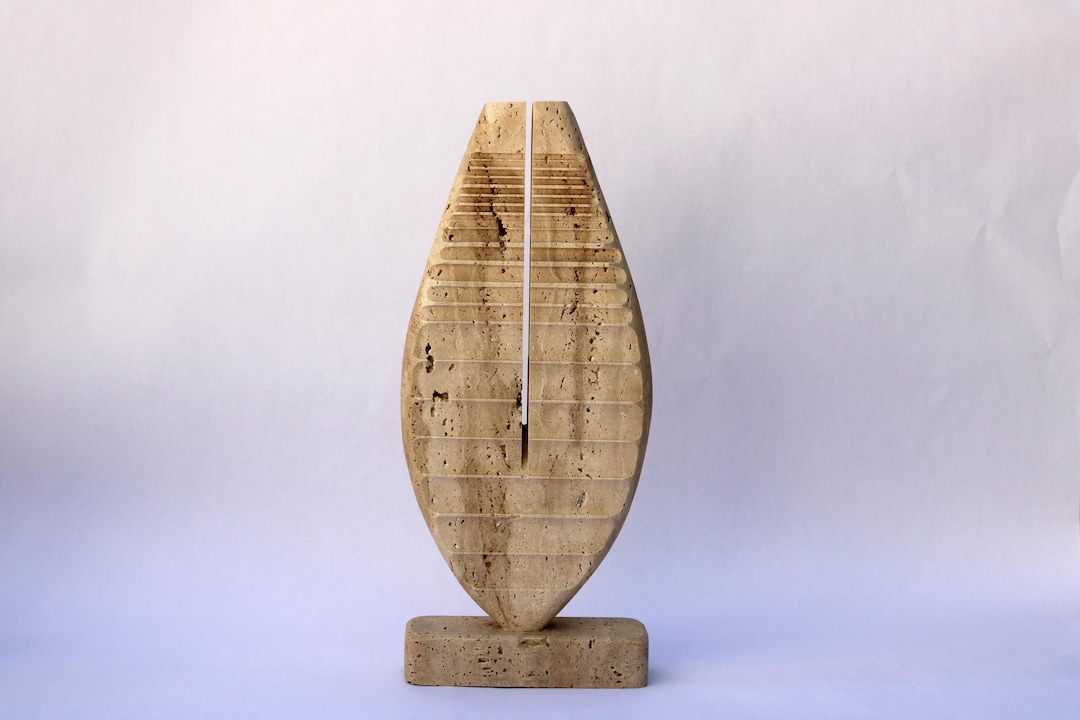 Monument Travertine Decorative Object for Modern Home Decor, Marble ...