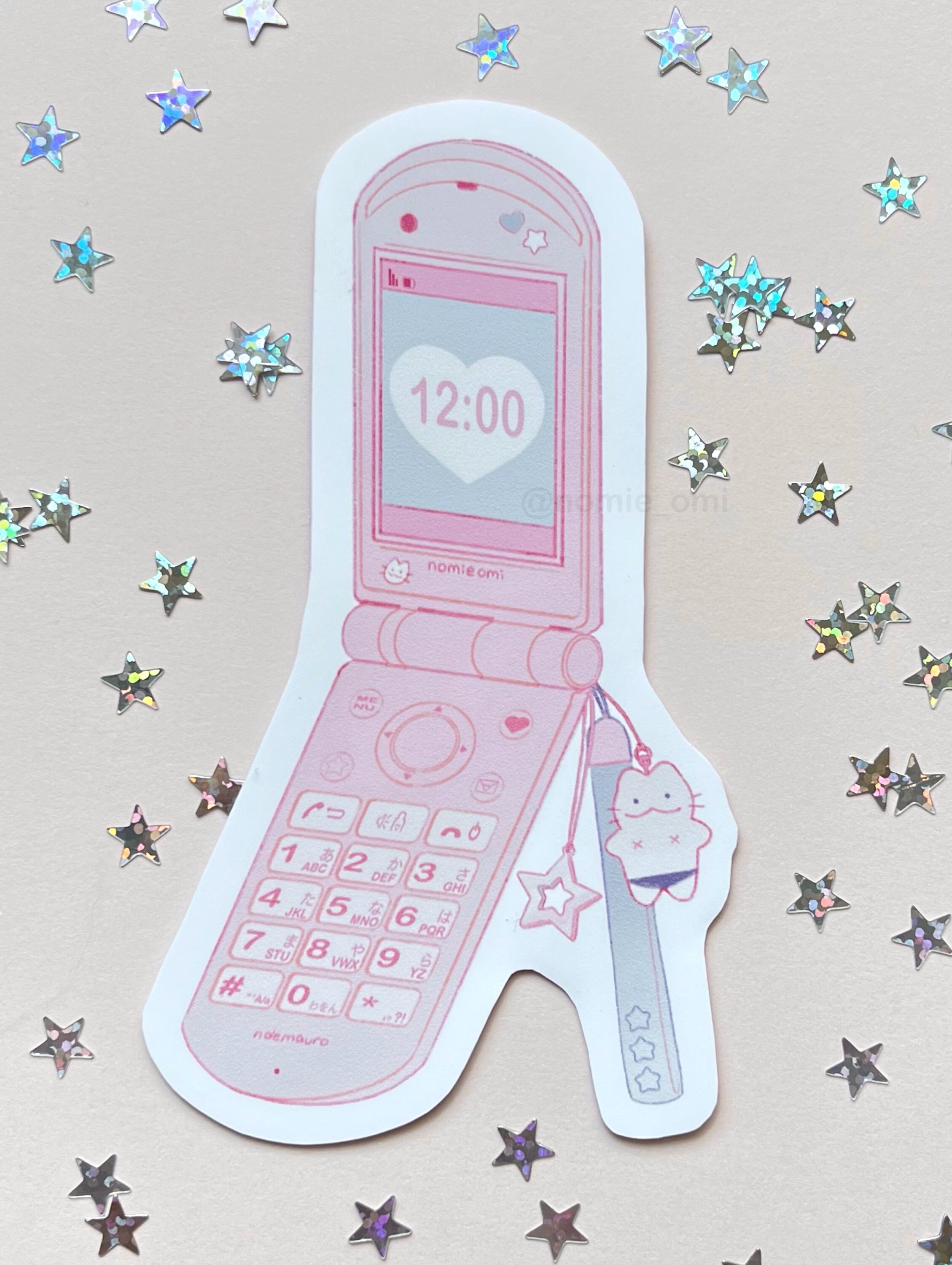 Flip Phone Vinyl Sticker - Etsy