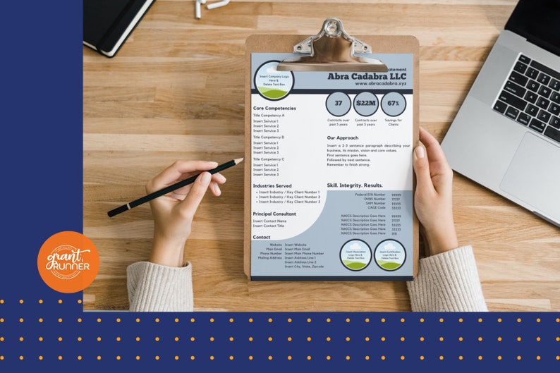 Consulting Intake Form Classic Capability Statement Template - Etsy