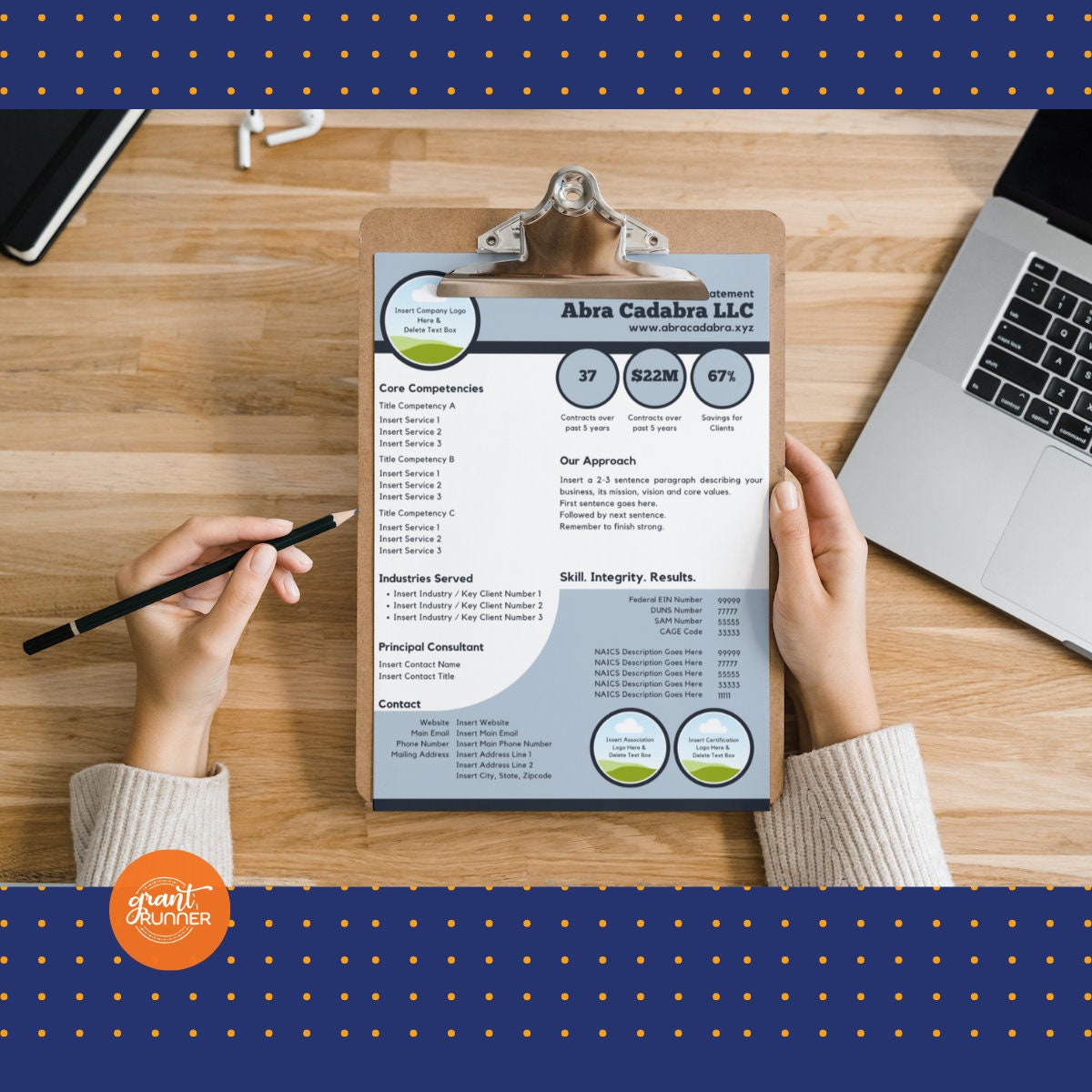 Consulting Intake Form Classic Capability Statement Template ...