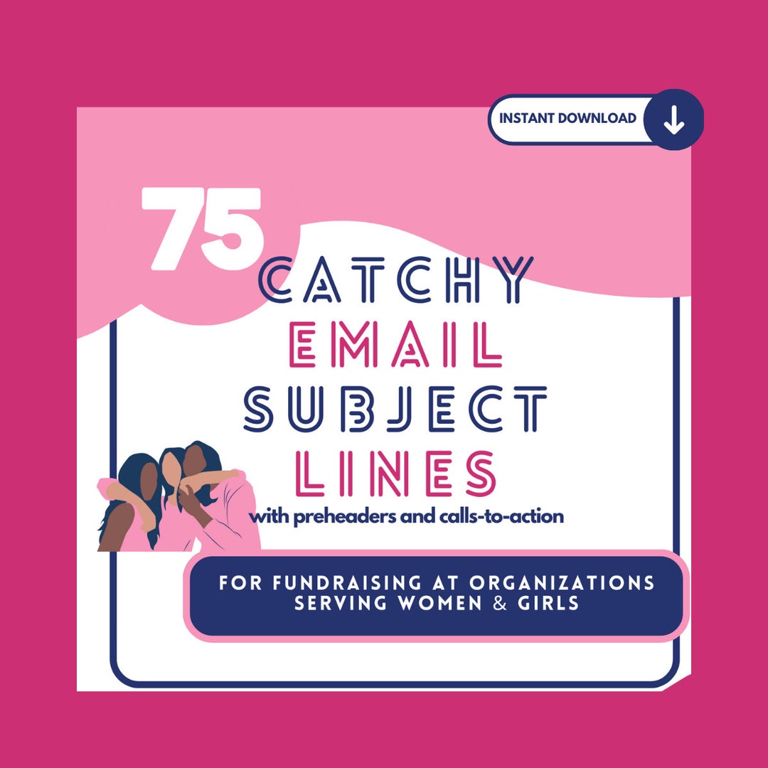 Email Subject Lines Content Template, Fundraising Letter, List Building ...