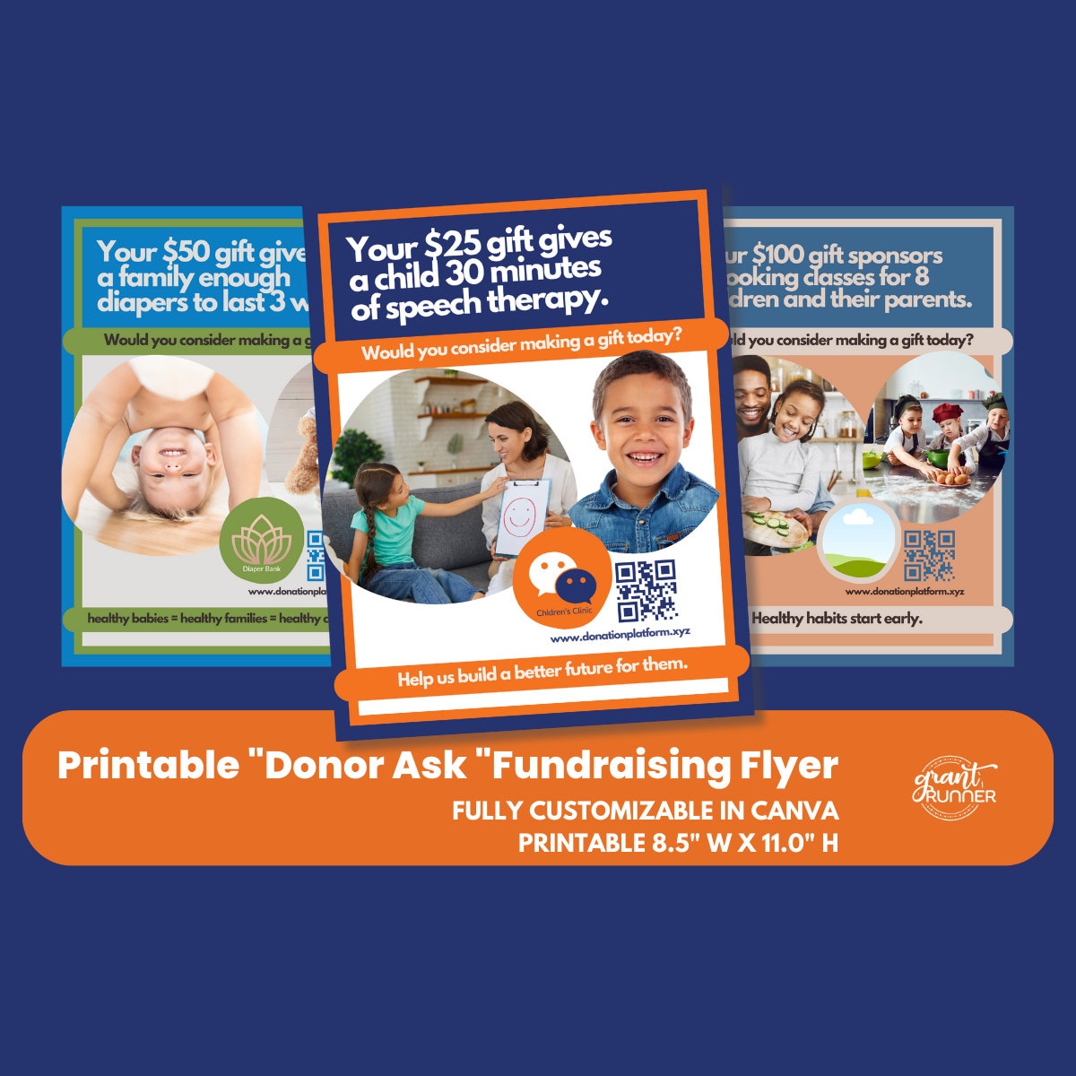 Event Sponsor Packet, Template Canva Poster, Editable Nonprofit ...