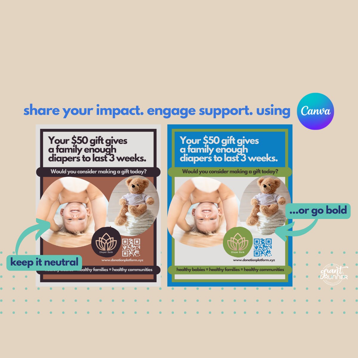 Event Sponsor Packet, Template Canva Poster, Editable Nonprofit ...