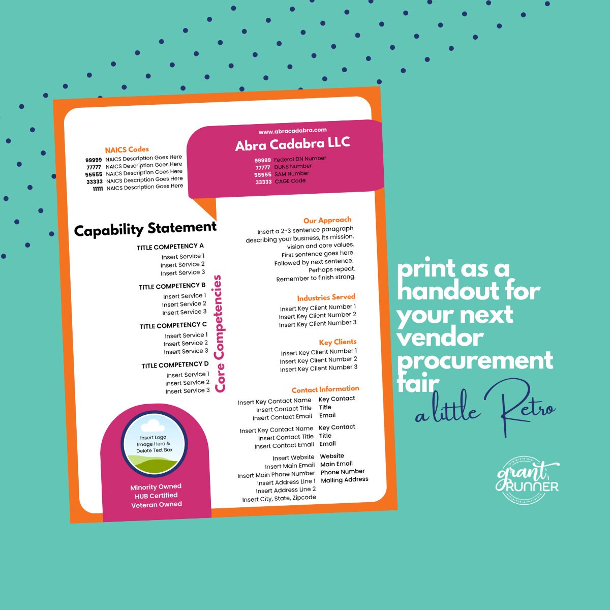 Consulting Intake Form | Modern Capability Statement Template ...