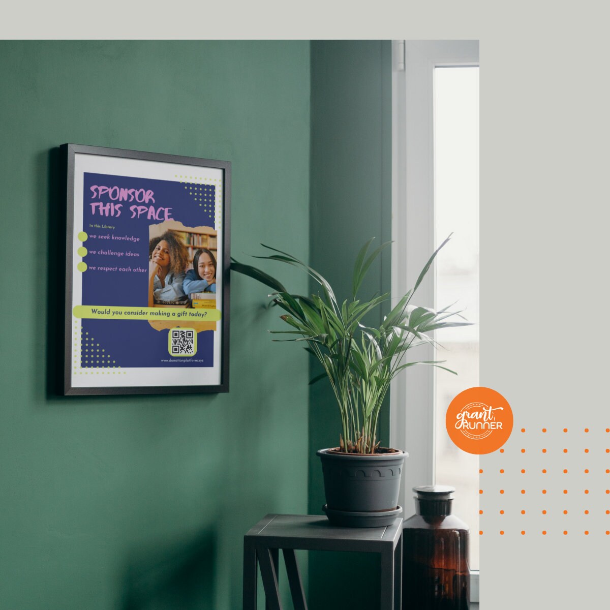 Template Canva Poster | Nonprofit Sponsorship Ask | Customize Flyer ...