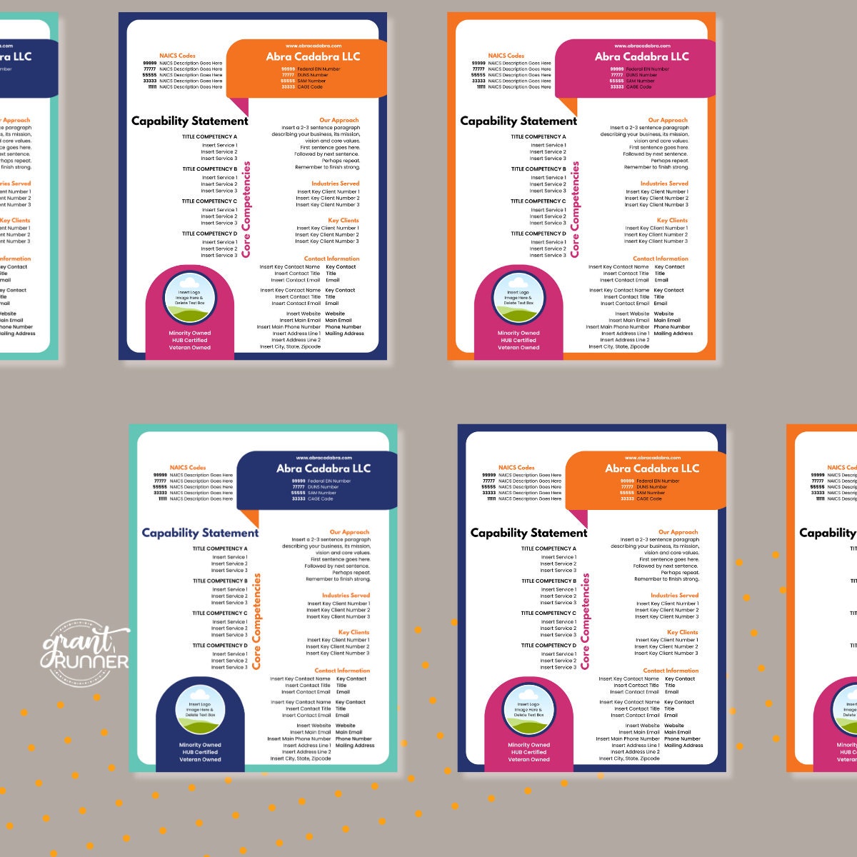 Consulting Intake Form | Modern Capability Statement Template ...