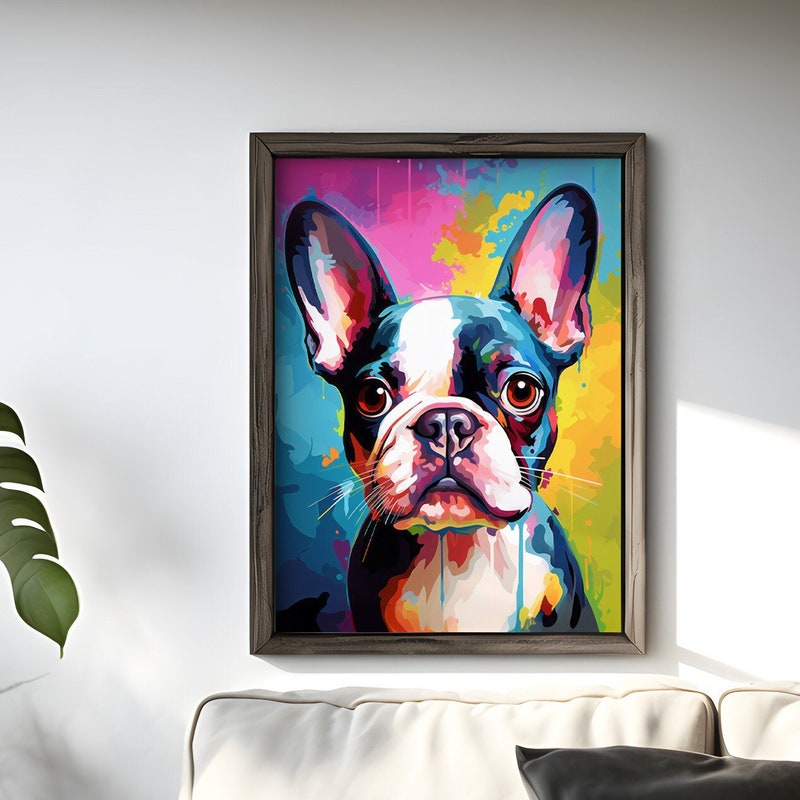 Boston Terrier Art - Etsy