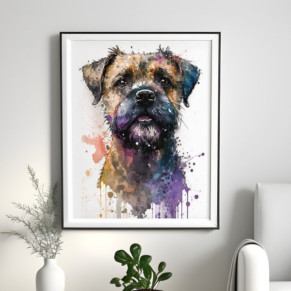 Border Terrier Art - Etsy