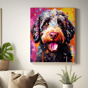 Labradoodle Gifts, Labradoodle Pop Art Prints, Labradoodle Canvas ...
