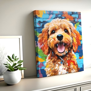 Cavapoo Gifts Graffiti Prints, Cavapoo Canvas, Digital File, Cavapoo ...