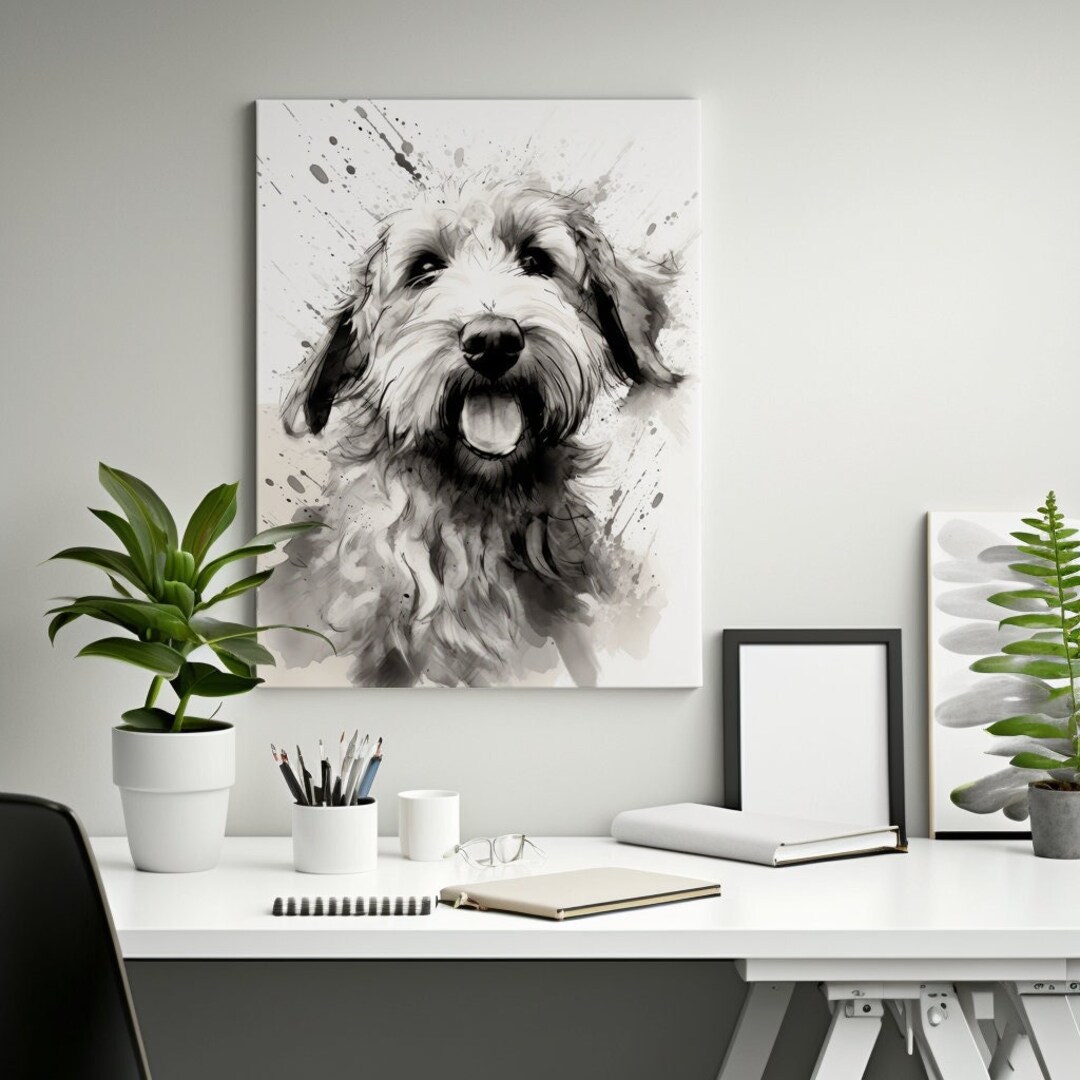Goldendoodle Gifts, Goldendoodle Watercolor Prints, Goldendoodle Canvas ...