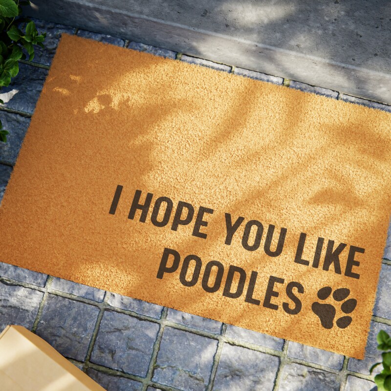 Poodle Rug - Etsy