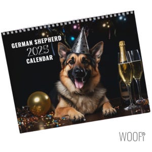 2025 German Shepherd Wall Calendar - Etsy