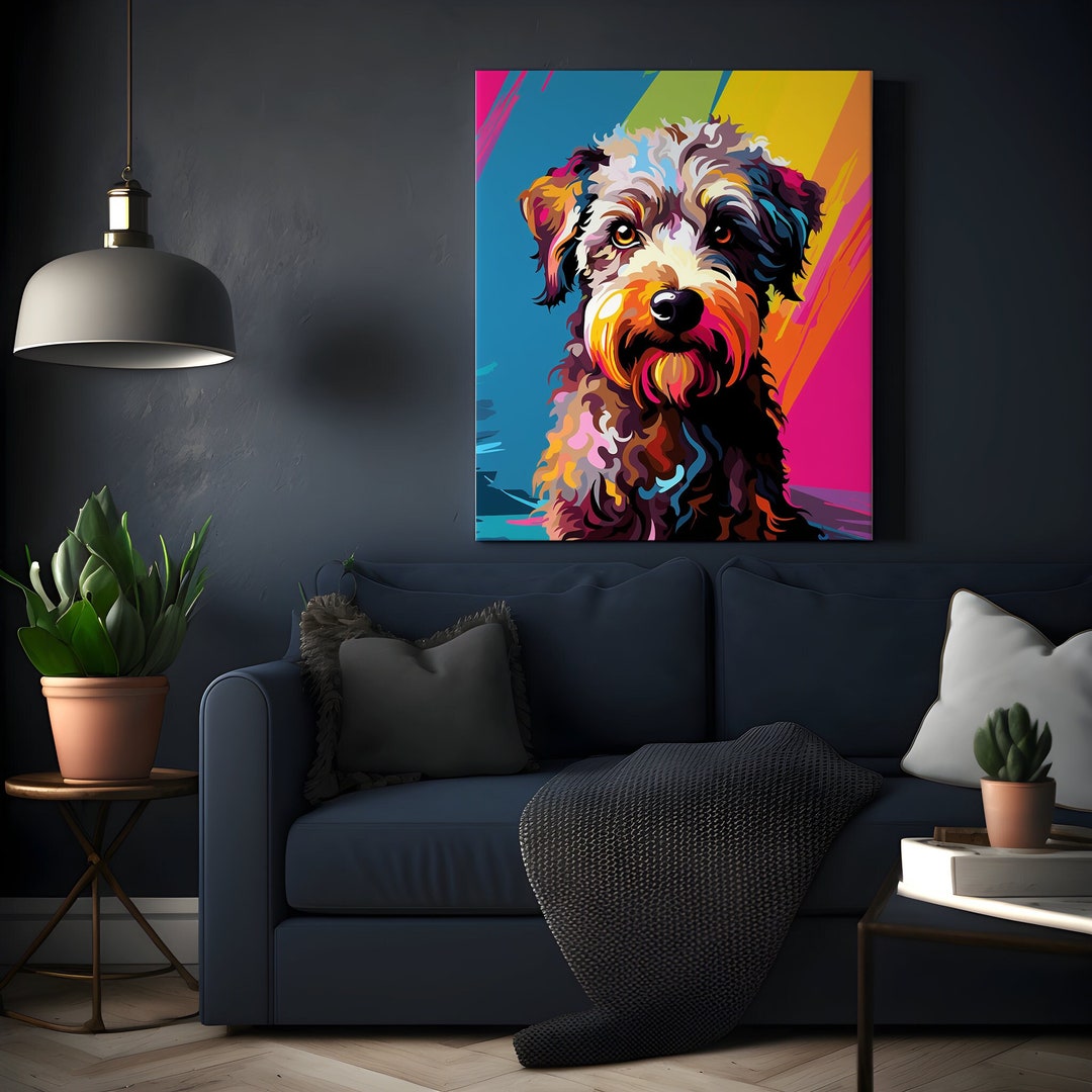 Schnoodle Gifts Pop Art Prints, Schnoodle Canvas, Digital File ...
