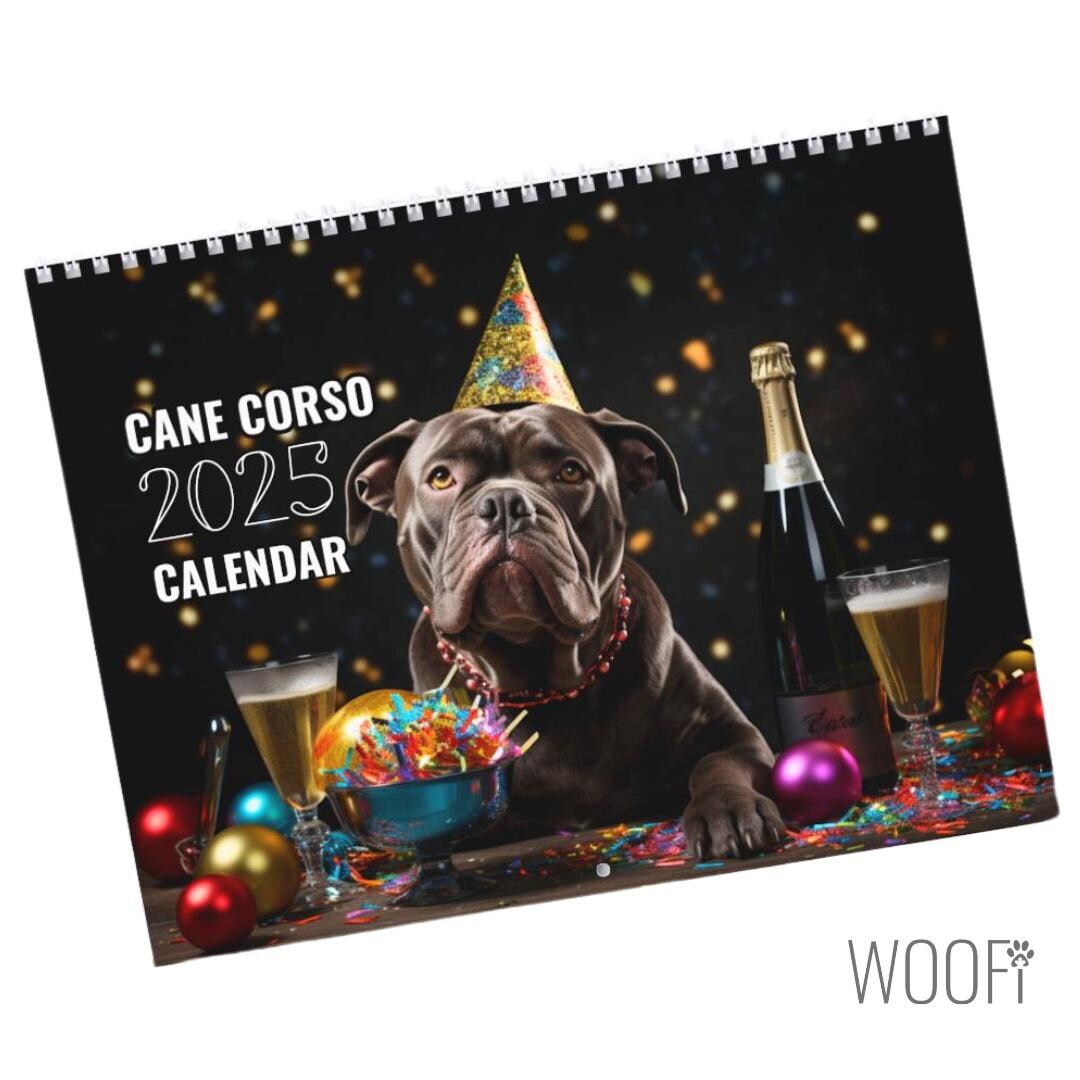 Cane Corso Calendar 2025, Cane Corso Wall Calendar Gift, 12 Month ...