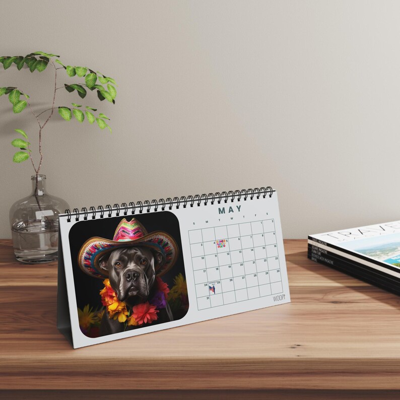 Cane Corso Dog Calendar 2026 : Desktop and Wall Calendar Options ...