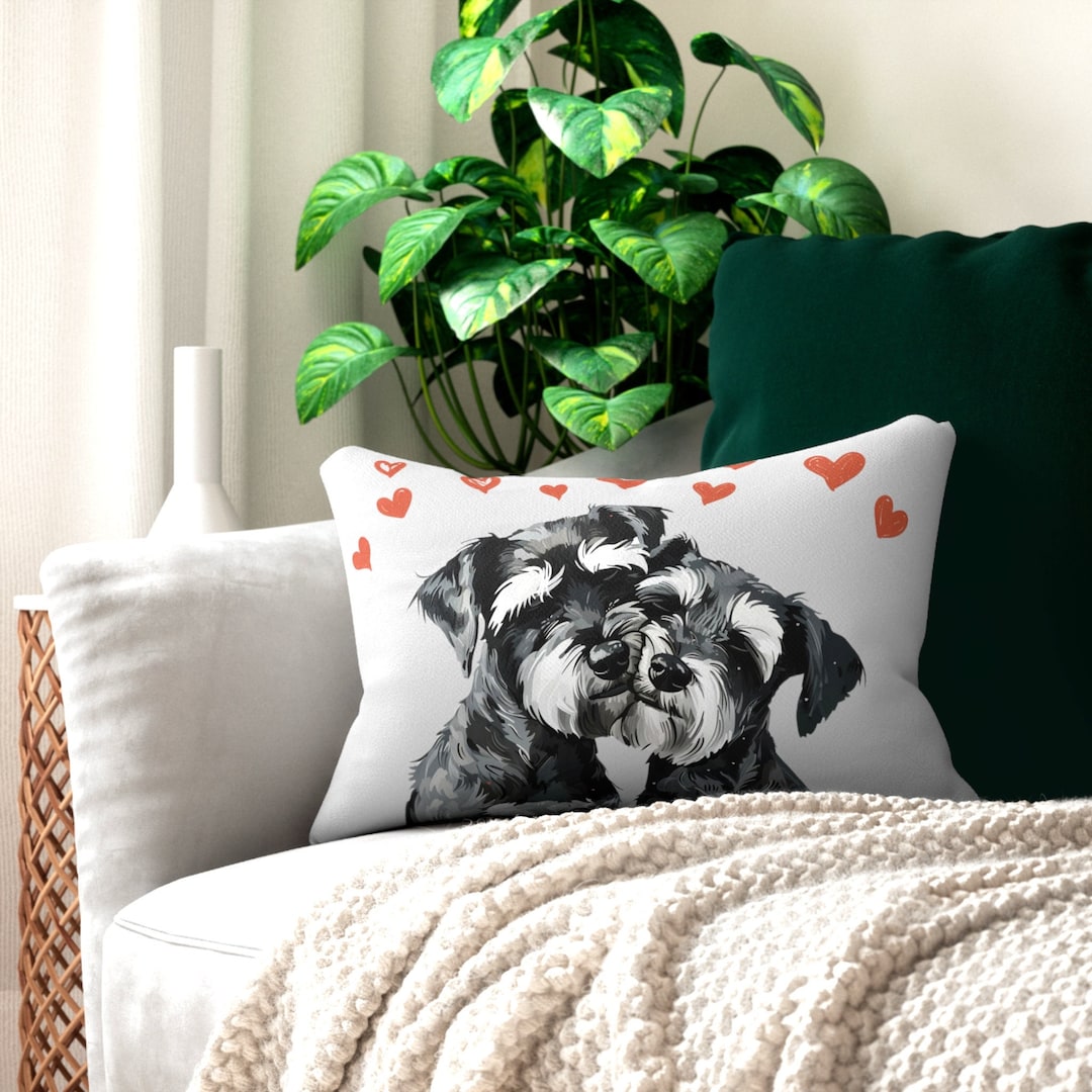 Schnauzer Gifts, Schnauzer Pillow, Personalized Pillow, Cushion, Gifts ...