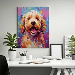 Goldendoodle Gifts Pop Art Prints, Goldendoodle Canvas, Digital File ...
