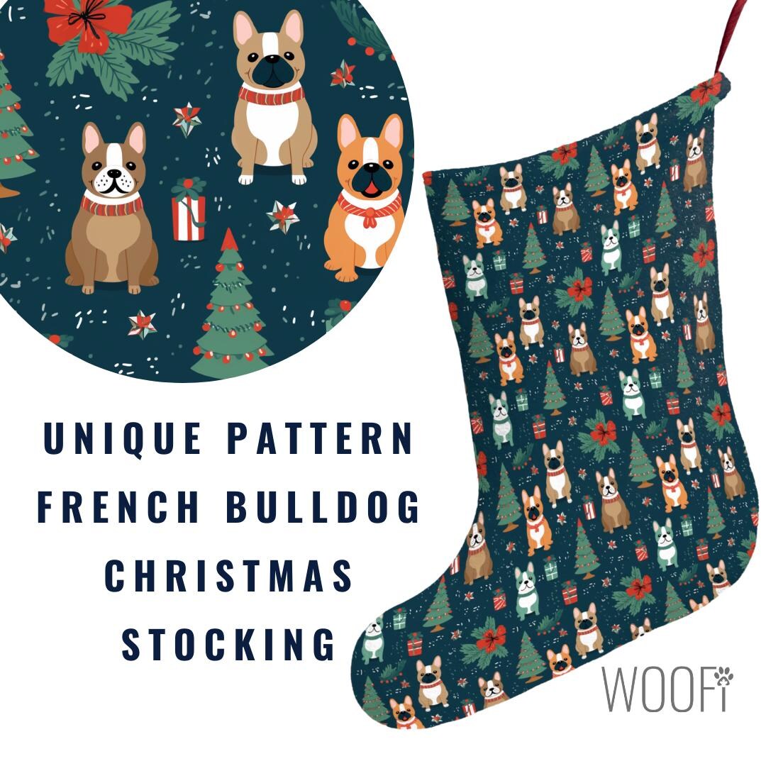 French Bulldog Gift, Frenchie Christmas Stocking, Frenchie Christmas ...