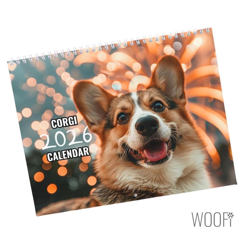 Corgi Wall Calendars - Etsy