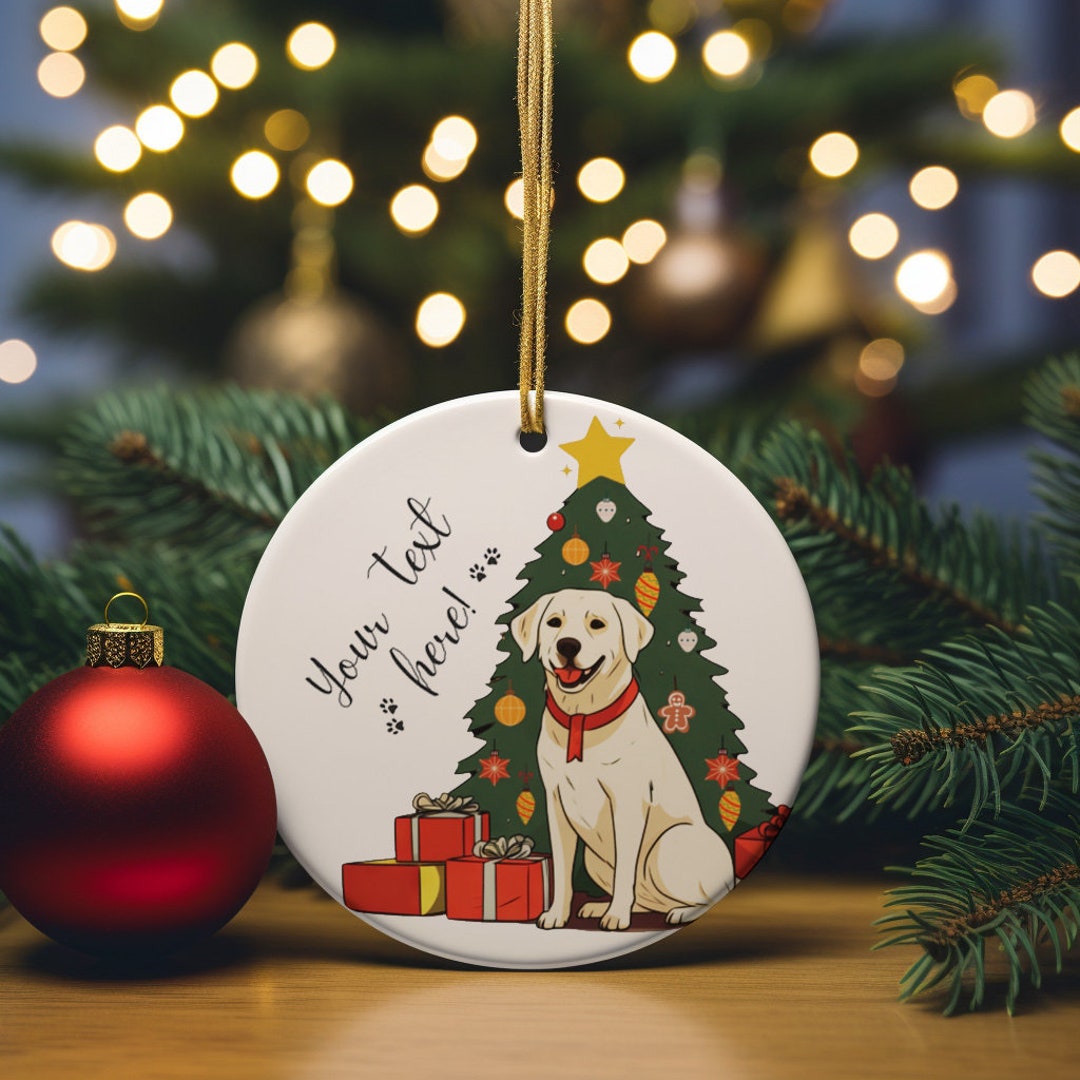 Labrador Gift Labrador Christmas Tree Ceramic - Etsy UK