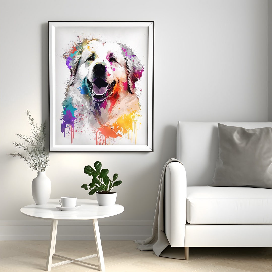Great Pyrenees Gifts, Great Pyrenees Poster Print, Great Pyrenees ...