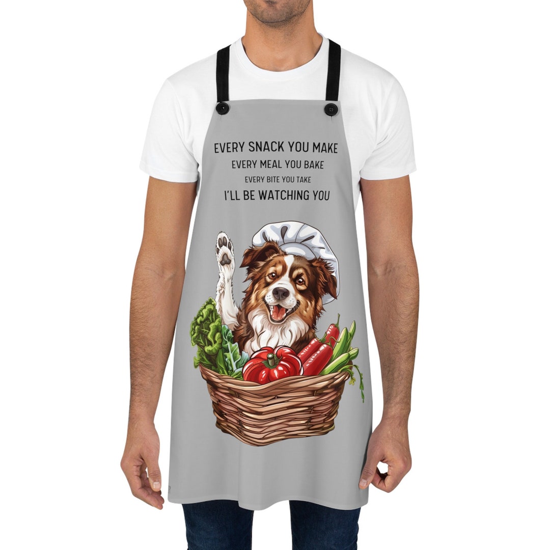 Australian Shepherd Gifts, Aussie Apron, Funny Dog Apron, Gifts for Dog ...
